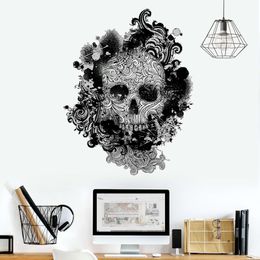 Bilderwelten Wandtattoo modern selbstklebend Wandaufkleber - No.503 Skull - Pirat Kinderzimmer Baby M&auml;dchen Jungen