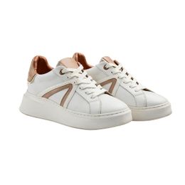 ALEXANDER SMITH Sneaker, Wei&szlig;/Kupfer, 36 - Wei&szlig;/Kupfer, Damen, aus Leder