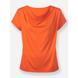 Heine Shirt female Orange size 40