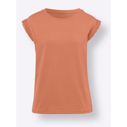 Heine Shirt female Orange size 42