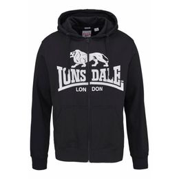 Lonsdale Sweatjacke 'Krafty' Herren Gr&ouml;&szlig;e L schwarz / wei&szlig;