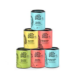 Just Spices Gemüse Gewürzset - Gewürzmischungen | 100% natürliche Zutaten | Gewürzsets | Geschenkideen