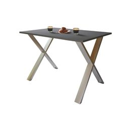 M&ouml;bel Kraft Esstisch grau Ma&szlig;e (cm): B: 110 H: 76 &raquo; M&ouml;bel Kraft