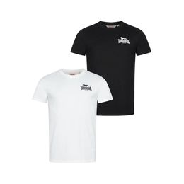 Lonsdale Shirt male Black, White size 3XL