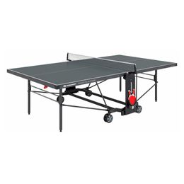 Schildkröt Schildkröt Tischtennisplatte PowerTec Outdoor, wetterfester, trendiges matt-schwarzes Design, klappbar