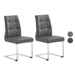ByLiving Stuhl »Marlen«, 2 Stück, mit ergonomisch gepolsterter Rückenlehne
