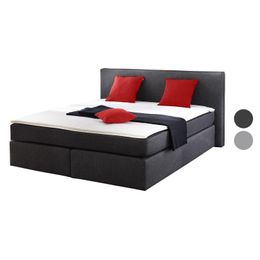 SUN GARDEN Boxspringbett »DARWIN«, mit Komfortschaum-Topper & Federkernmatratze