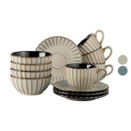 Mäser MÄSER Kaffeetassen-Set mit Untertassen »Confino«, 12-teilig
