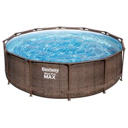 Bestway »Steel Pro Max™ DELUXE SERIES™« Set, mit Filterpumpe und Leiter Ø 366 x H 100 cm
