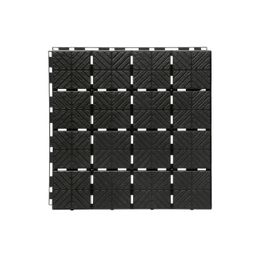 Prosperplast Beetplatten »Easy Square«, Bodenplatten mit 40x40 cm, rutschfest, Klicksystem