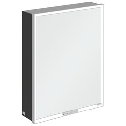 Villeroy & Boch Villeroy & Boch Aufputz-Spiegelschrank My View+ A4816L 600x750x168mm m. Bel. Volcano Black A4816LVL