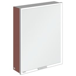 Villeroy & Boch Villeroy & Boch Aufputz-Spiegelschrank My View+ A4816R 600x750x168mm m. Bel. Wine Red A4816RAH