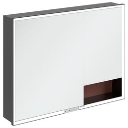 Villeroy & Boch Villeroy & Boch Einbau-Spiegelschrank My View+ B48210 1000x750x167mm mit Beleuchtung Wine Red B48210AH