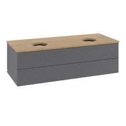Villeroy & Boch Villeroy & Boch Waschtischunterschrank Antao K24_1 1200x360x500mm mit Struktur FK/AP: GK/1 K24111GK