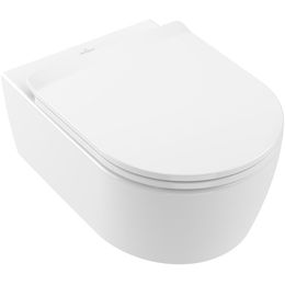 Villeroy & Boch Villeroy & Boch EASY Wand-WC Kombipack 530 mm x 370 mm x 315 mm Wei&szlig; Alpin CeramicPlus 4632RLR1