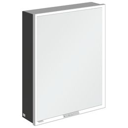 Villeroy & Boch Villeroy & Boch Aufputz-Spiegelschrank My View+ A4816R 600x750x168mm m. Bel. Volcano Black A4816RVL