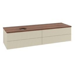 Villeroy & Boch Villeroy & Boch Waschtischunterschrank Antao K26_1 1600x360x500mm mit Struktur FK/AP: HJ/2 K26112HJ