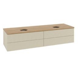 Villeroy & Boch Villeroy & Boch Waschtischunterschrank Antao K28_1 1600x360x500mm mit Struktur FK/AP: HJ/1 K28111HJ