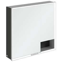 Villeroy & Boch Villeroy & Boch Aufputz-Spiegelschrank My View+ A48180 800x750x168mm m. Bel. Volcano Black A48180VL
