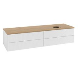 Villeroy & Boch Villeroy & Boch Waschtischunterschrank Antao K27_1 1600x360x500mm mit Struktur FK/AP: GF/1 K27111GF