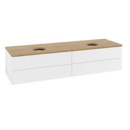 Villeroy & Boch Villeroy & Boch Waschtischunterschrank Antao K28_1 1600x360x500mm mit Struktur FK/AP: MT/1 K28111MT