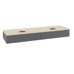 Villeroy & Boch Villeroy & Boch Waschtischunterschrank Antao K17_1 1600x190x500mm mit Struktur FK/AP: GK/3 K17113GK