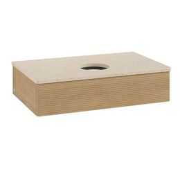 Villeroy & Boch Villeroy & Boch Waschtischunterschrank Antao K08_1 800x190x500mm mit Struktur FK/AP: HN/3 K08113HN