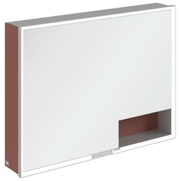 Villeroy & Boch Villeroy & Boch Aufputz-Spiegelschrank My View+ A48110 1000x750x168mm m. Bel. Wine Red A48110AH
