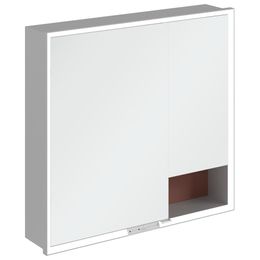 Villeroy & Boch Villeroy & Boch Einbau-Spiegelschrank My View+ A48280 800x750x167mm mit Beleuchtung Wine Red A48280AH