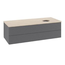 Villeroy & Boch Villeroy & Boch Waschtischunterschrank Antao K23_1 1200x360x500mm mit Struktur FK/AP: GK/3 K23113GK