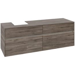 Villeroy & Boch Villeroy & Boch Waschtischunterschrank Collaro C105B0 1600x548x500mm mit Beleuchtung Stone Oak C105B0RK