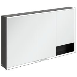Villeroy & Boch Villeroy & Boch Aufputz-Spiegelschrank My View+ B48113 1300x750x168mm m. Bel. Volcano Black B48113VL