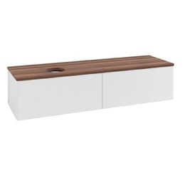 Villeroy & Boch Villeroy & Boch Waschtischunterschrank Antao K37_1 1600x360x500mm mit Struktur FK/AP: GF/2 K37112GF