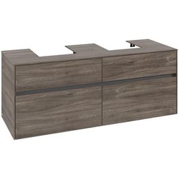 Villeroy & Boch Villeroy & Boch Waschtischunterschrank Collaro C10300 1400x548x500mm Stone Oak C10300RK