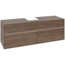 Villeroy & Boch Villeroy & Boch Waschtischunterschrank Collaro C104B0 1600x548x500mm mit Beleuchtung Arizona Oak C104B0VH