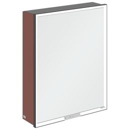 Villeroy & Boch Villeroy & Boch Aufputz-Spiegelschrank My View+ B4816L 600x750x168mm m. Bel. Wine Red B4816LAH