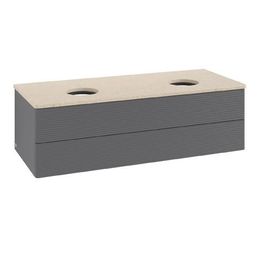 Villeroy & Boch Villeroy & Boch Waschtischunterschrank Antao K24_1 1200x360x500mm mit Struktur FK/AP: GK/3 K24113GK