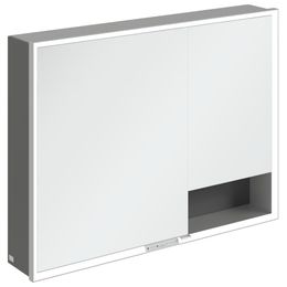 Villeroy & Boch Villeroy & Boch Aufputz-Spiegelschrank My View+ A48110 1000x750x168mm m. Bel. Graphite A48110VR