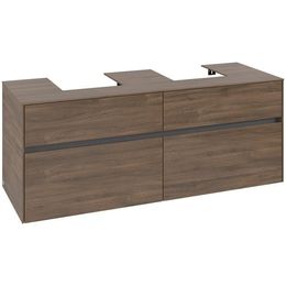 Villeroy & Boch Villeroy & Boch Waschtischunterschrank Collaro C10300 1400x548x500mm Arizona Oak C10300VH