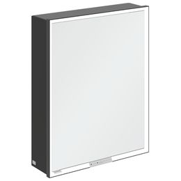 Villeroy & Boch Villeroy & Boch Aufputz-Spiegelschrank My View+ B4816R 600x750x168mm m. Bel. Volcano Black B4816RVL