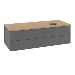 Villeroy & Boch Villeroy & Boch Waschtischunterschrank Antao K23_1 1200x360x500mm mit Struktur FK/AP: GK/1 K23111GK