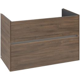 Villeroy & Boch Villeroy & Boch Waschtischunterschrank Collaro C145B0 472x609,5x961mm mit Beleuchtung Arizona Oak C145B0VH