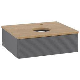 Villeroy & Boch Villeroy & Boch Waschtischunterschrank Antao L07_5 600x190x500mm mit Beleuchtung mit Struktur FK/AP: L07151GK