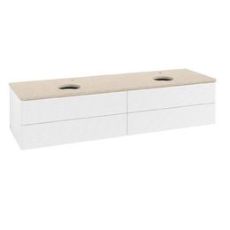 Villeroy & Boch Villeroy & Boch Waschtischunterschrank Antao K28_5 1600x360x500mm mit Struktur FK/AP: MT/3 K28153MT