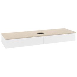 Villeroy & Boch Villeroy & Boch Waschtischunterschrank Antao L14_5 1600x190x500mm mit Beleuchtung mit Struktur FK/AP L14153MT