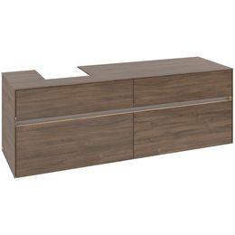 Villeroy & Boch Villeroy & Boch Waschtischunterschrank Collaro C105B0 1600x548x500mm mit Beleuchtung Arizona Oak C105B0VH