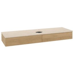 Villeroy & Boch Villeroy & Boch Waschtischunterschrank Antao L14_5 1600x190x500mm mit Beleuchtung mit Struktur FK/AP L14153HN