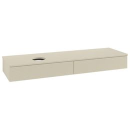 Villeroy & Boch Villeroy & Boch Waschtischunterschrank Antao L15_1 1600x190x500mm mit Beleuchtung mit Struktur FK/AP L15110HJ