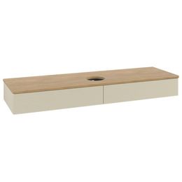 Villeroy & Boch Villeroy & Boch Waschtischunterschrank Antao L14_1 1600x190x500mm mit Beleuchtung mit Struktur FK/AP L14111HJ