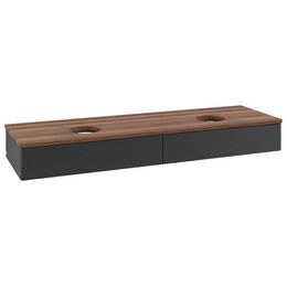 Villeroy & Boch Villeroy & Boch Waschtischunterschrank Antao L17_1 1600x190x500mm mit Beleuchtung mit Struktur FK/AP L17112PD